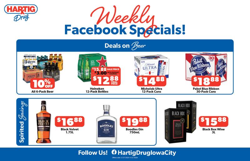 Weekly Savings | Hartig Drug Stores